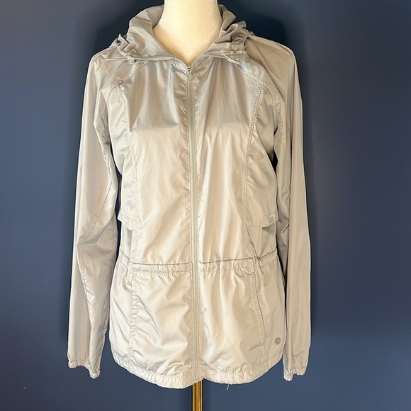 Apana | Jackets & Coats | Apana Runners Jacket Light Gray With ...